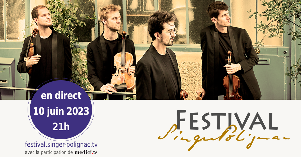 Festival Singer-Polignac 2023 – Concert du Quatuor Agate – Singer ...